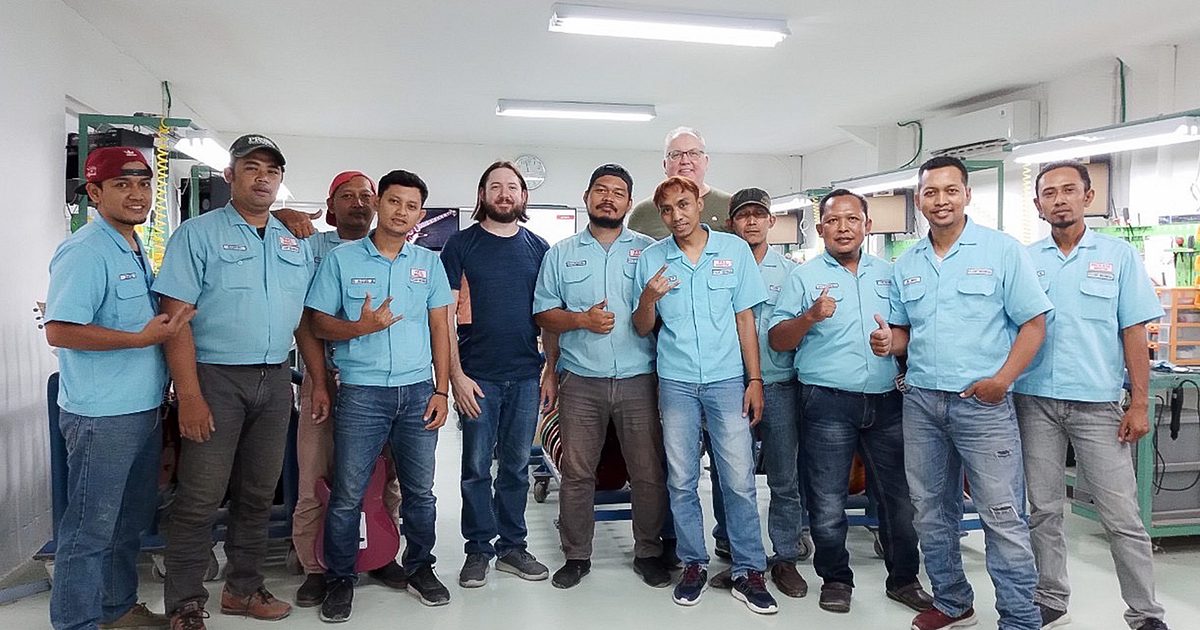 PRS Guitars | Training our Partners: USA PRS Employees Travel to…